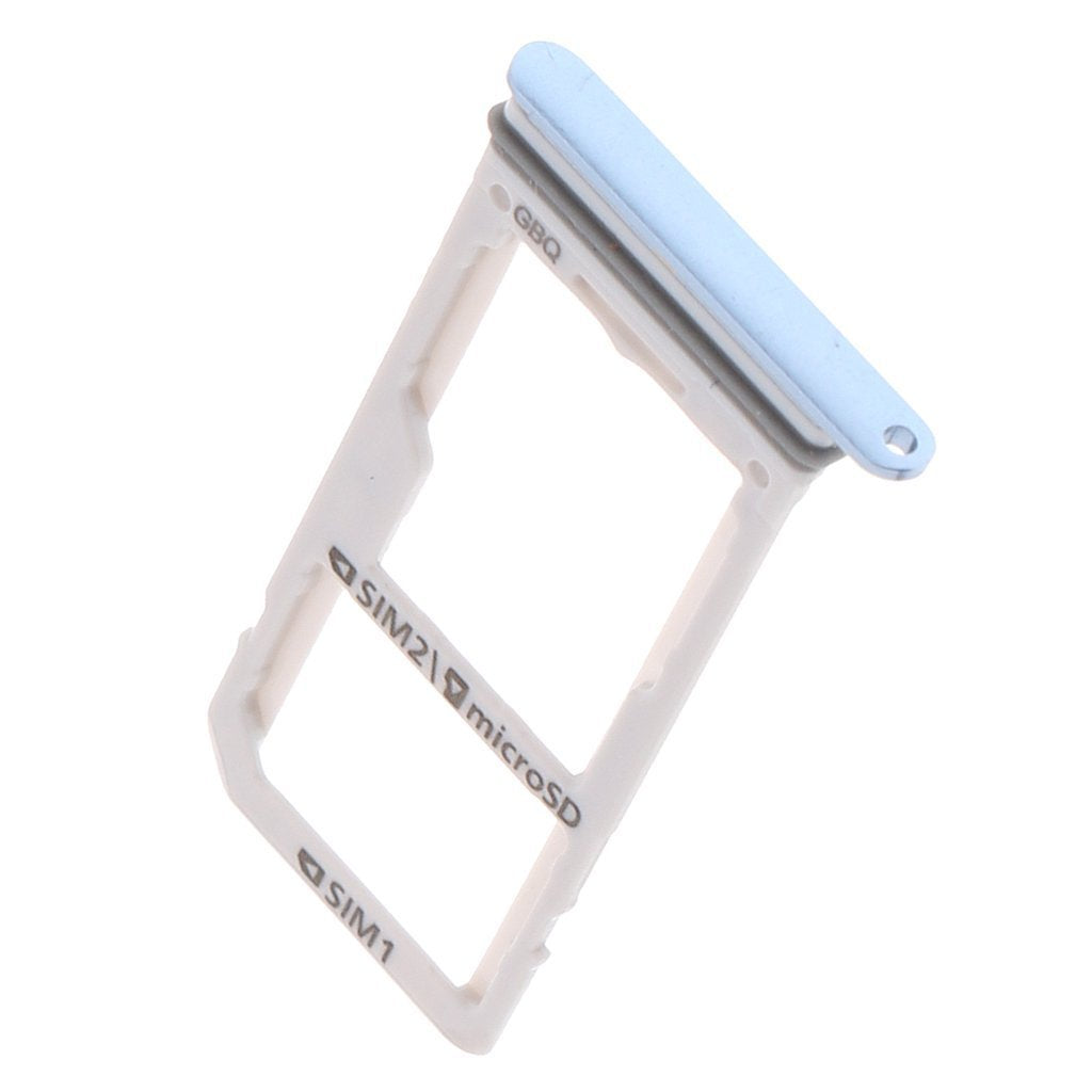 Dual Sim Tray Card Holder For Samsung S8 Plus : Blue – Shockware.in