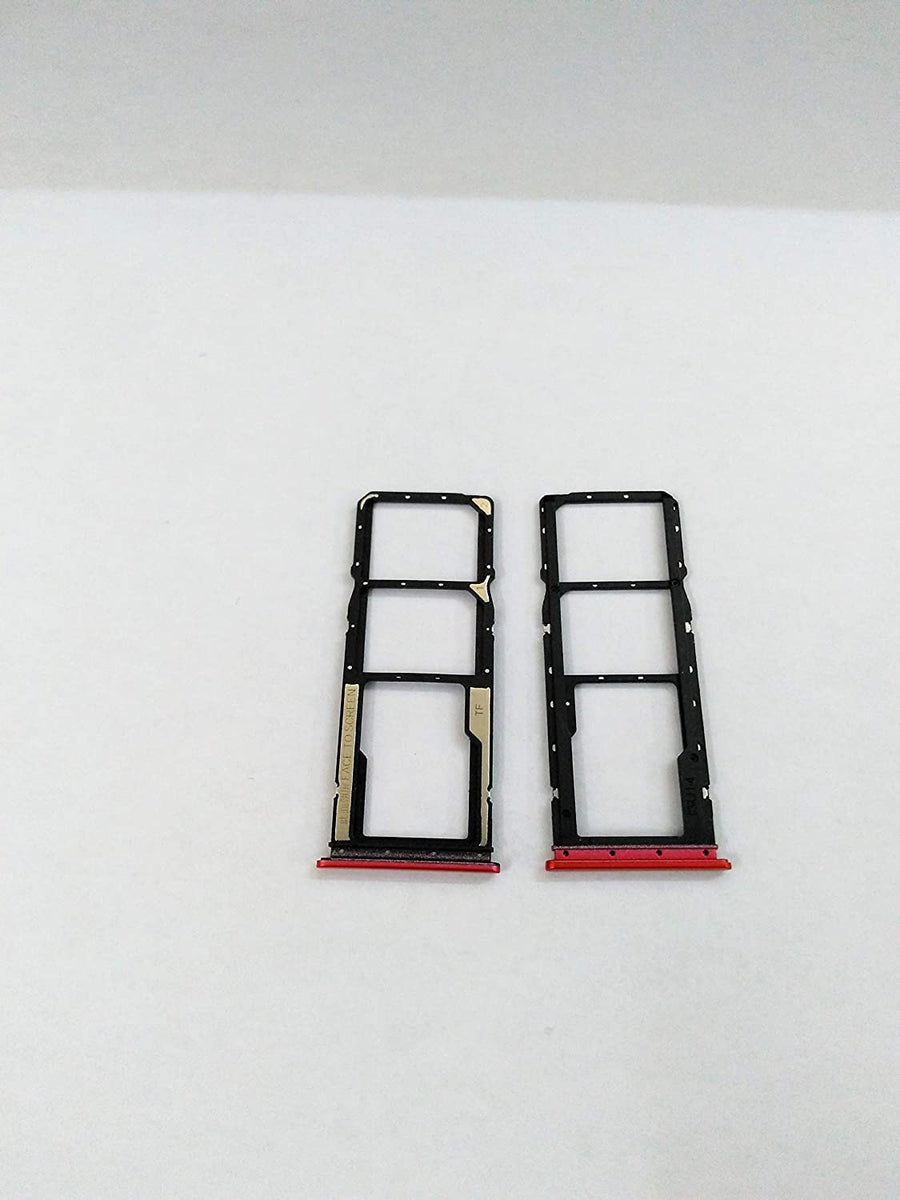 SIM Card Holder Tray For Xiaomi Redmi 8A : Red – Shockware.in