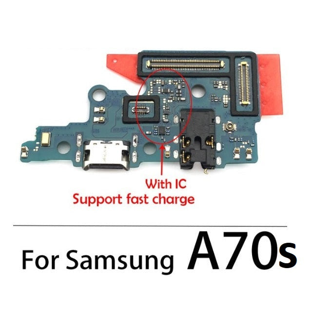 Charging Port / PCB CC Board For Samsung Galaxy A70s / A707F (ICs Fast ...