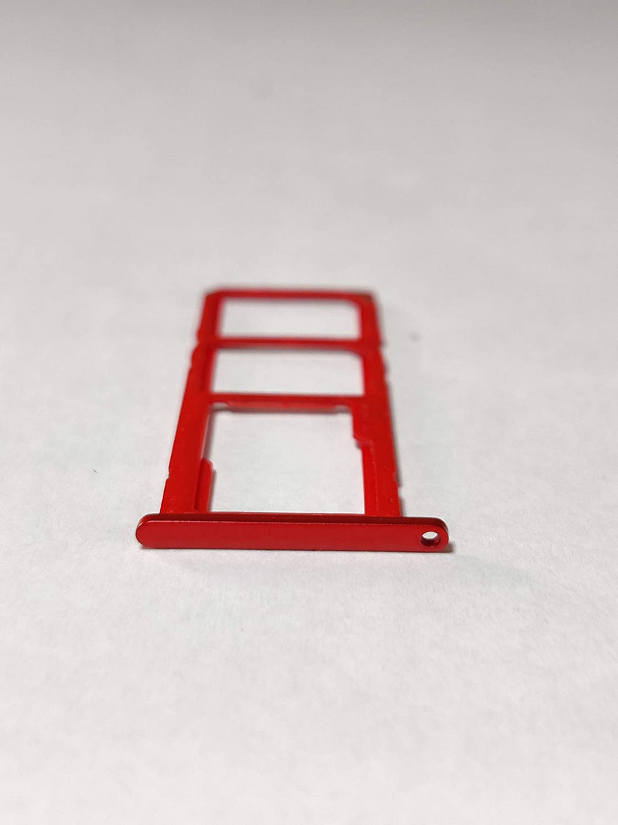 SIM Card Holder Tray For Samsung M01 : Red – Shockware.in