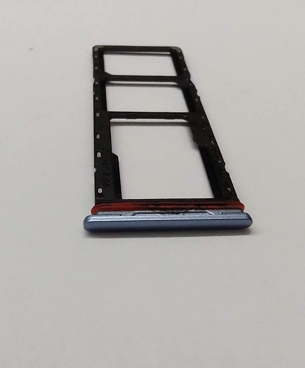 SIM Card Holder Tray For Tecno Spark 7 Pro / KF8 : Blue – Shockware.in