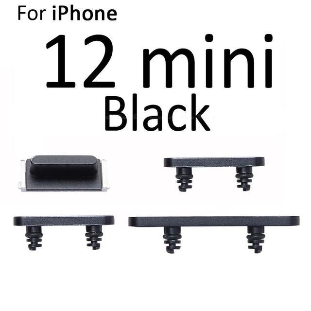External Power and Volume Buttons For iPhone 12 Mini : Black – Shockware.in